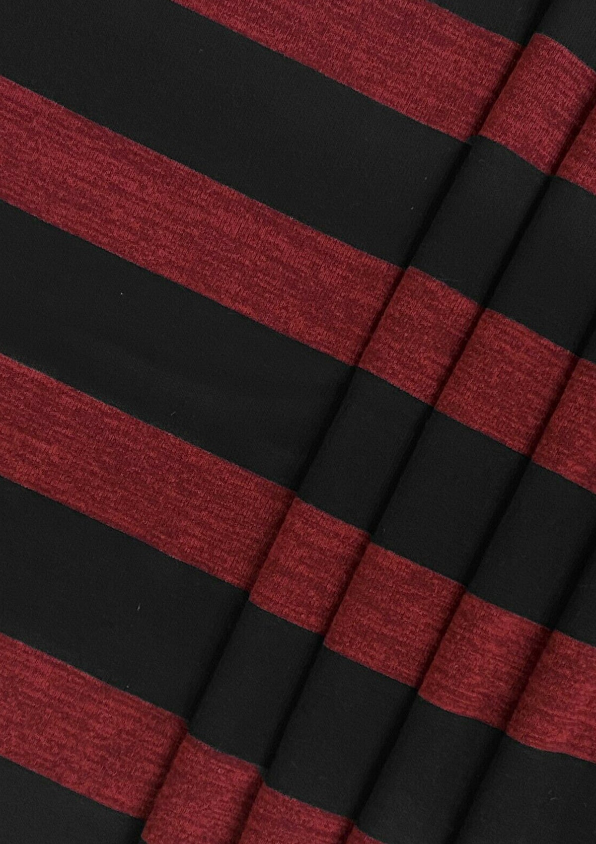 Striped Jersey Fabric Soft Touch Marl Effect 4-Way Stretch 54" Width D